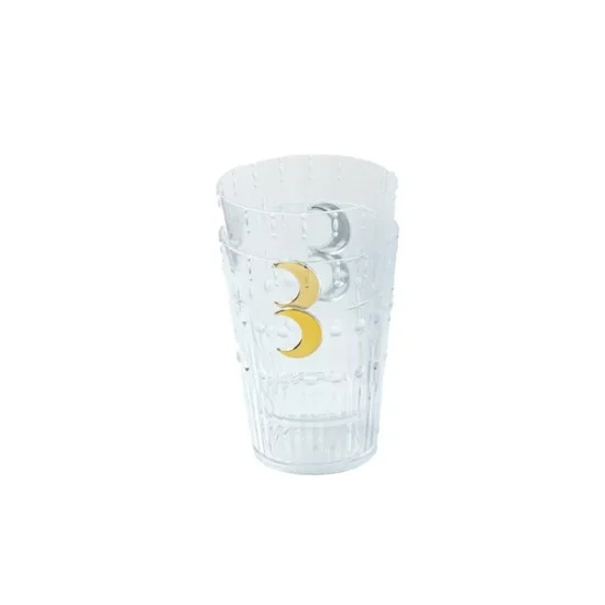 Reusable Plastic Cup Moon Design | PGCC ISLAMIC STORE