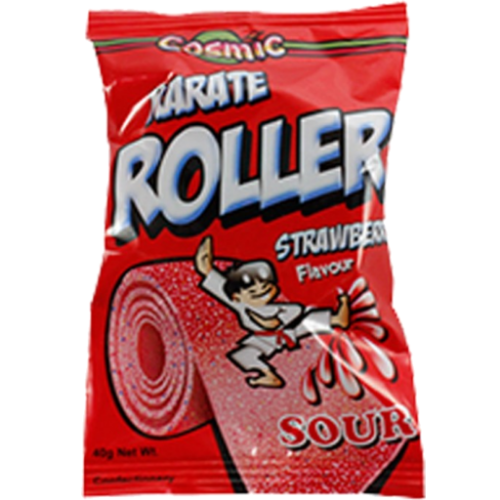 Karate Roller Strawberry Flavour - Sour | PGCC ISLAMIC STORE